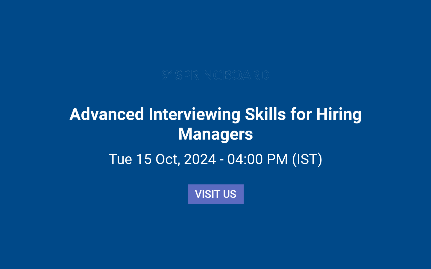 Advanced Interviewing Skills for Hiring Managers