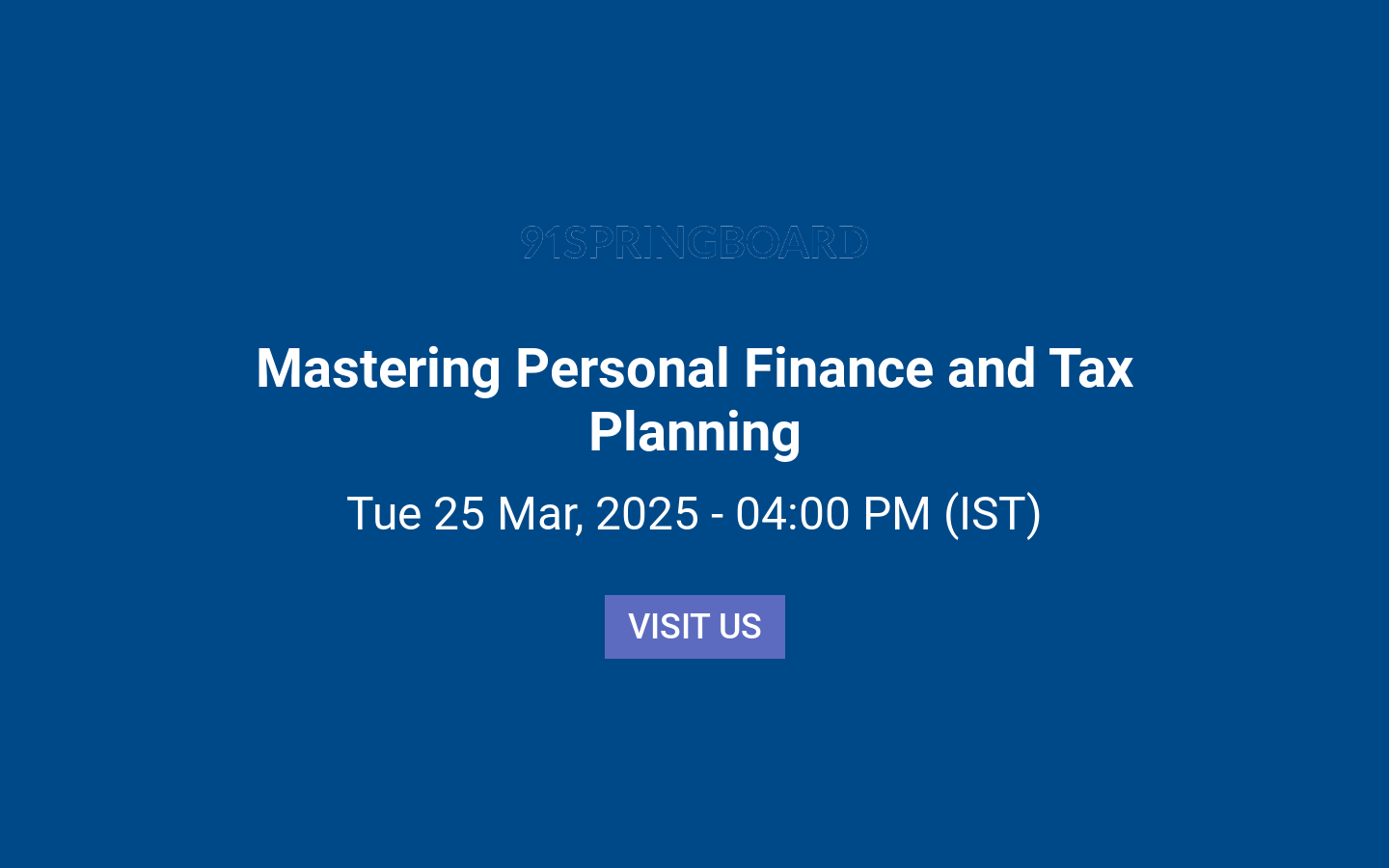 Mastering Personal Finance and Tax Planning